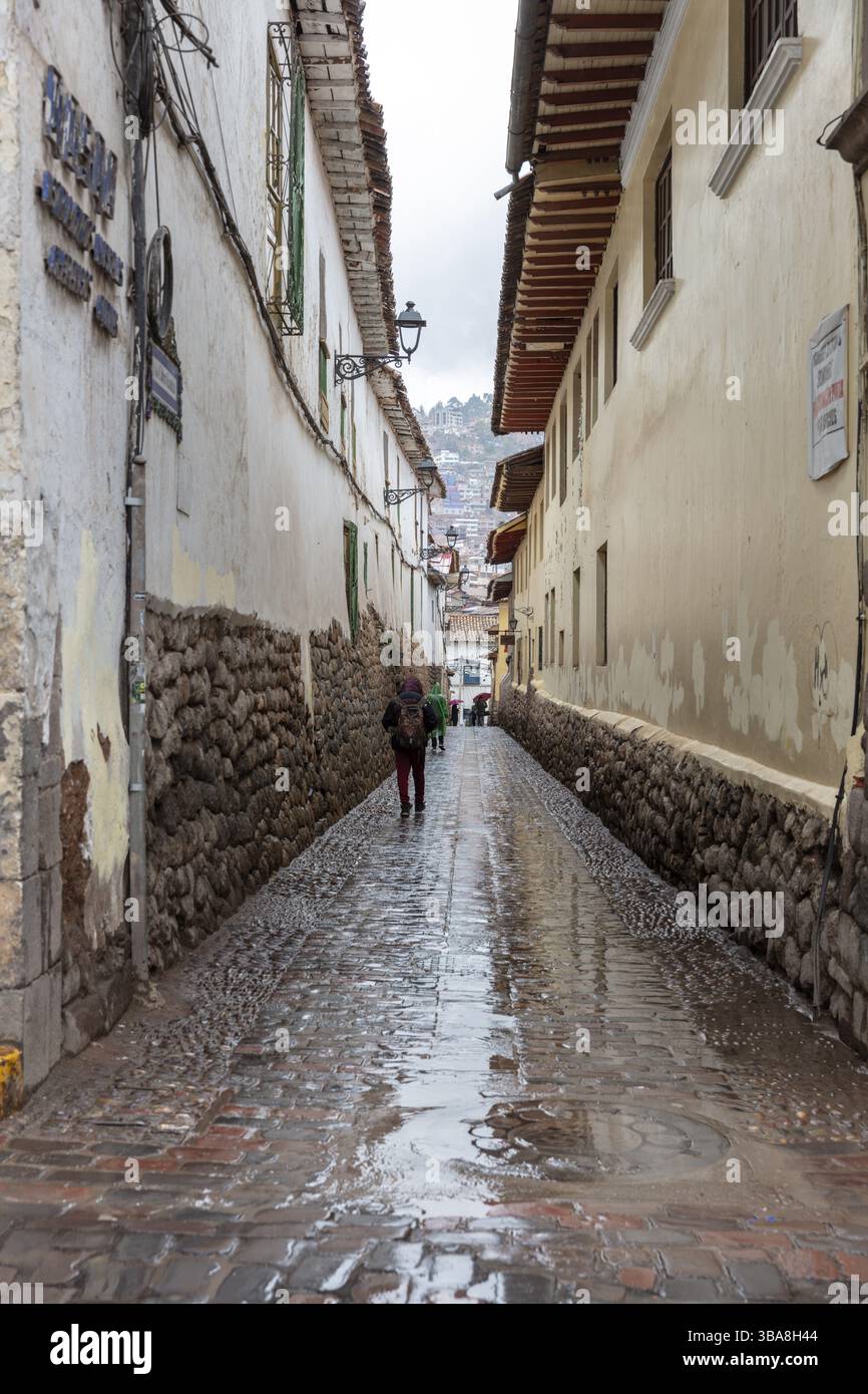 Street, Cusco, Peru, South America Stock Photo - Alamy