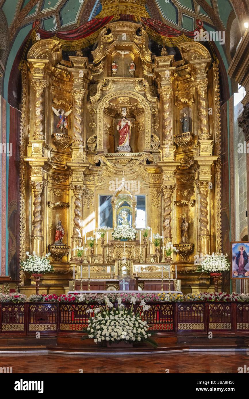 Iglesia la Compania, Quito, Ecuador, South America Stock Photo - Alamy