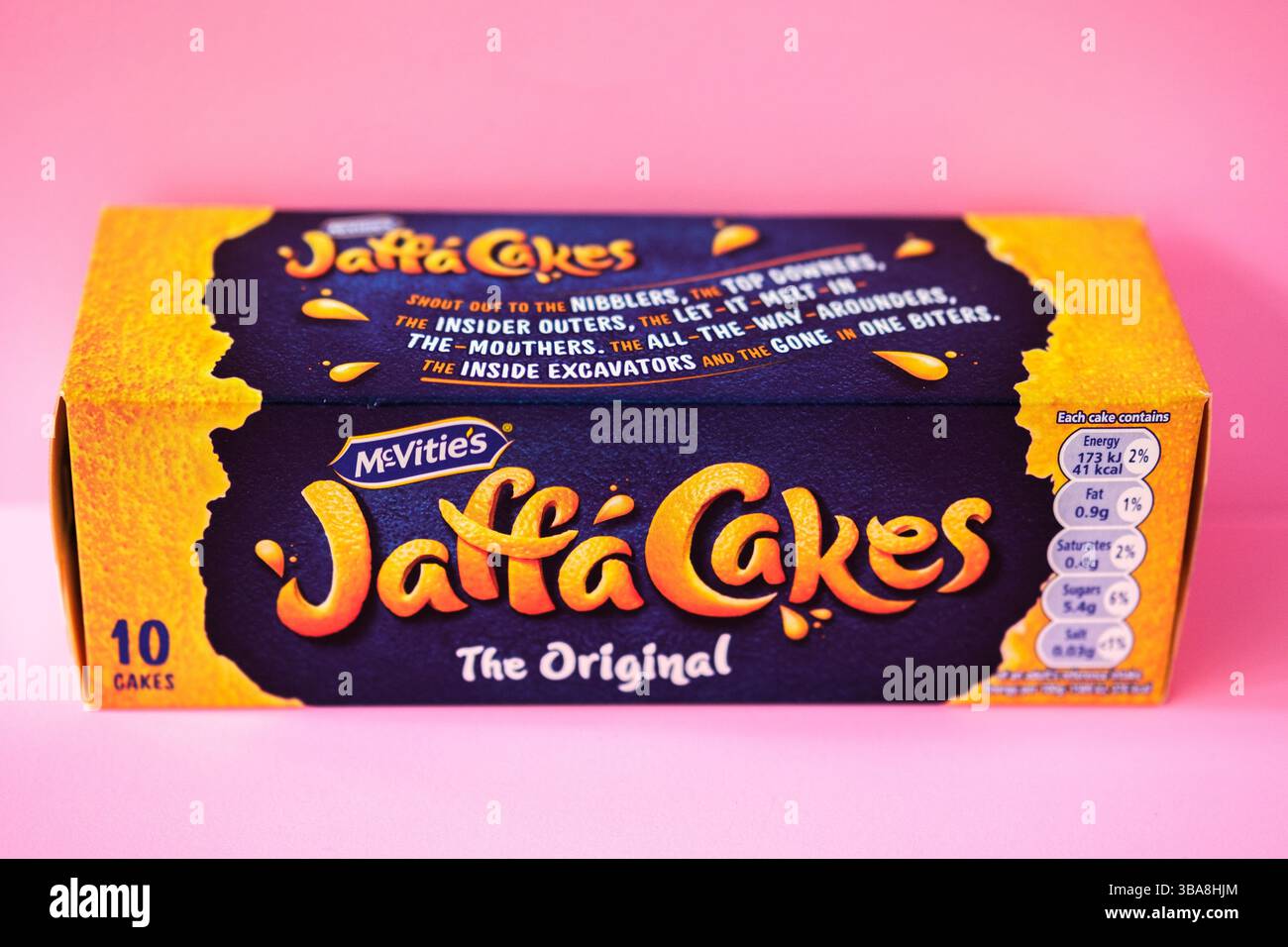 London UK, May 12 2025, Packet Of Authentic Classic Jaffa Cake Biscuits ...