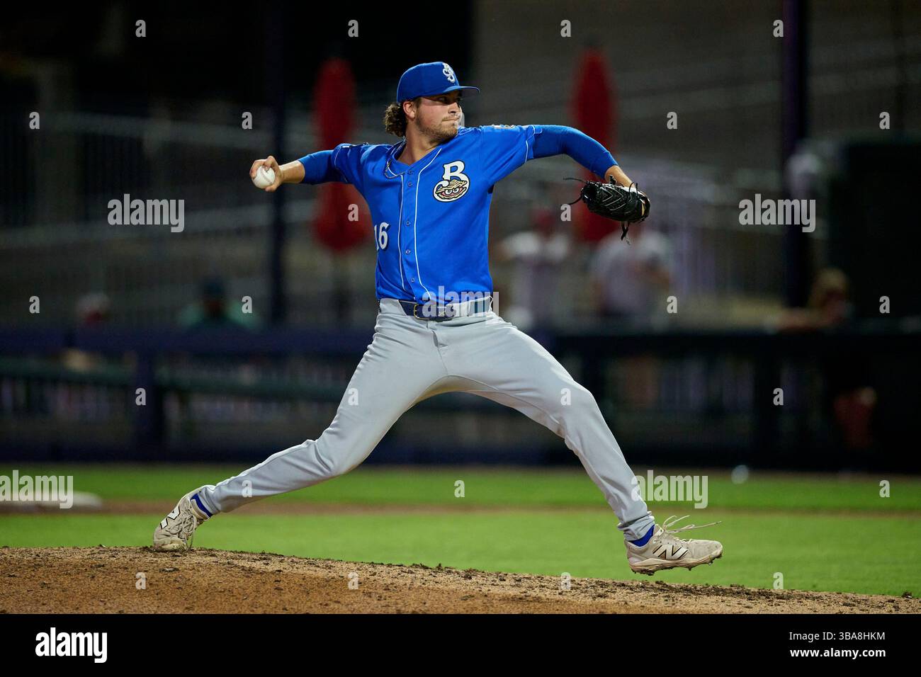 Biloxi Shuckers pitcher Will Childers (16) during an MiLB Southern ...