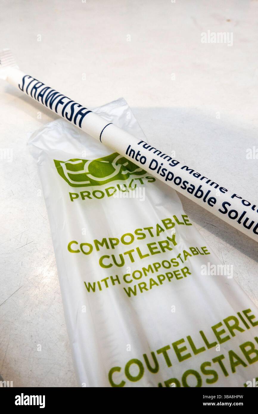 Compostable Straw Close-Up, 2025, USA Stock Photo - Alamy