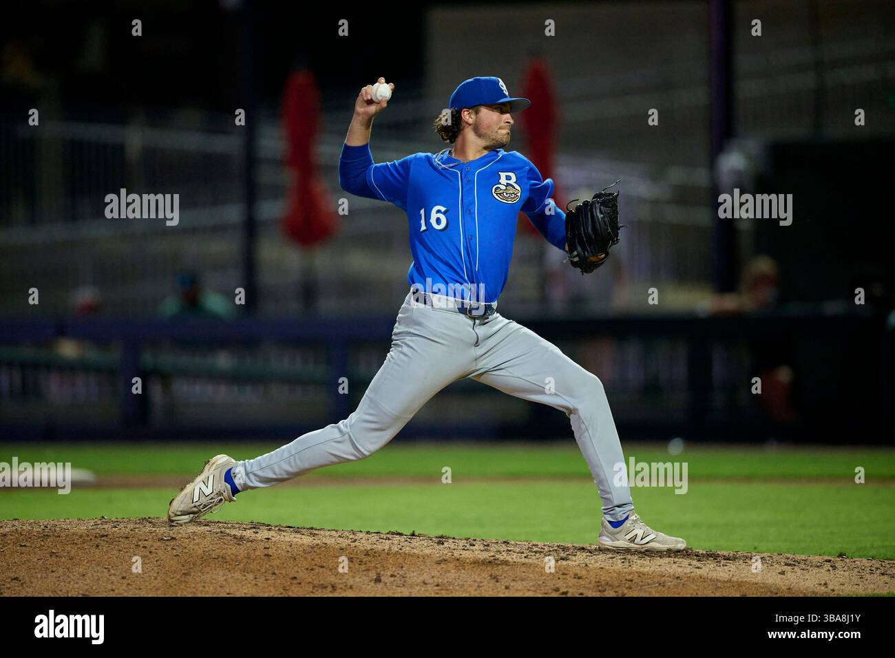 Biloxi Shuckers pitcher Will Childers (16) during an MiLB Southern ...