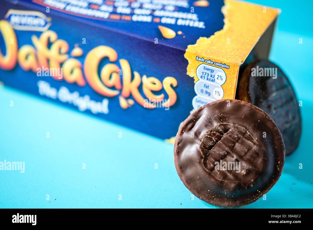London UK, May 12 2025, Packet Of Authentic Classic Jaffa Cake Biscuits ...