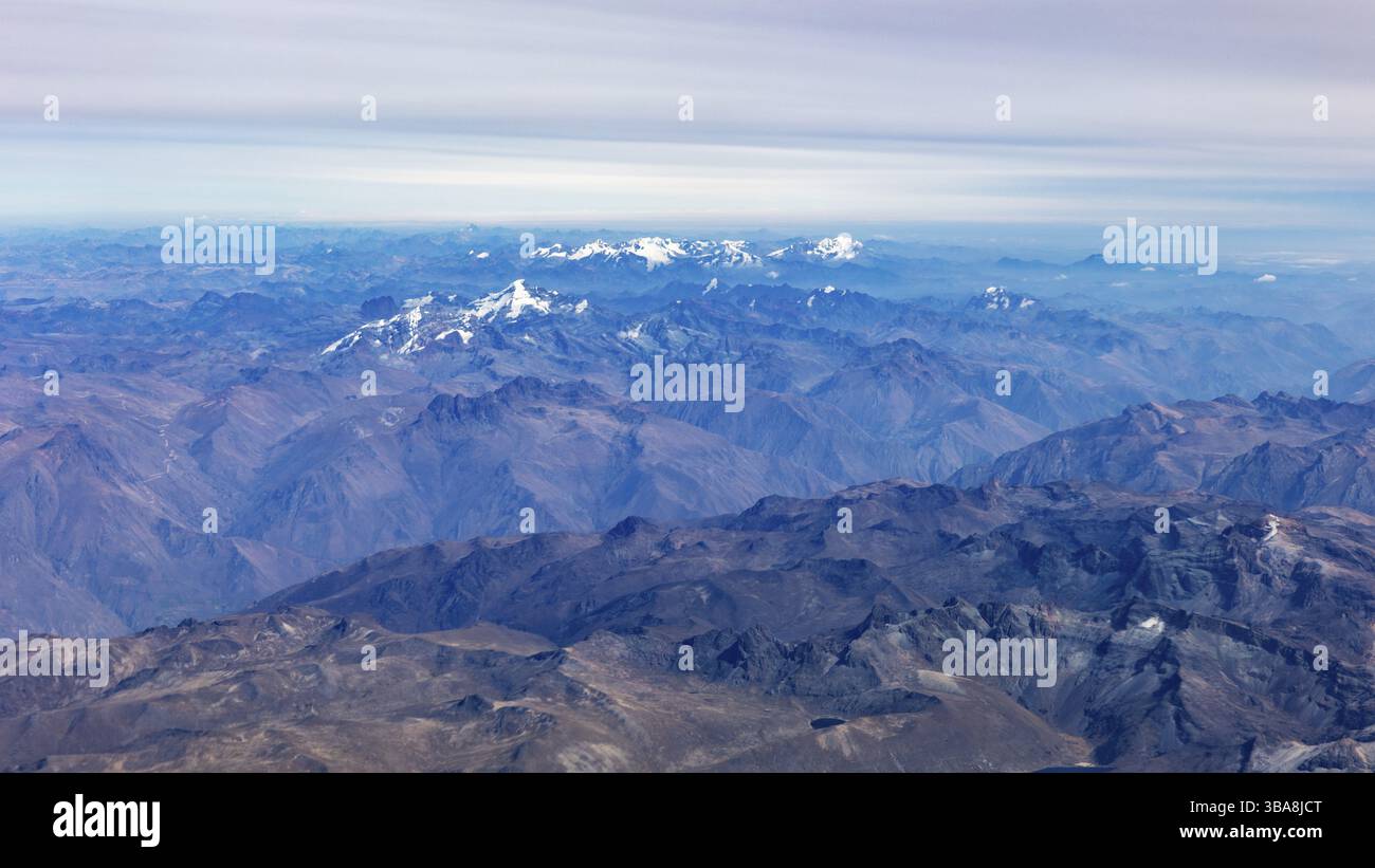 Flight from Lima to Cusco, Andes, Peru, South America Stock Photo - Alamy