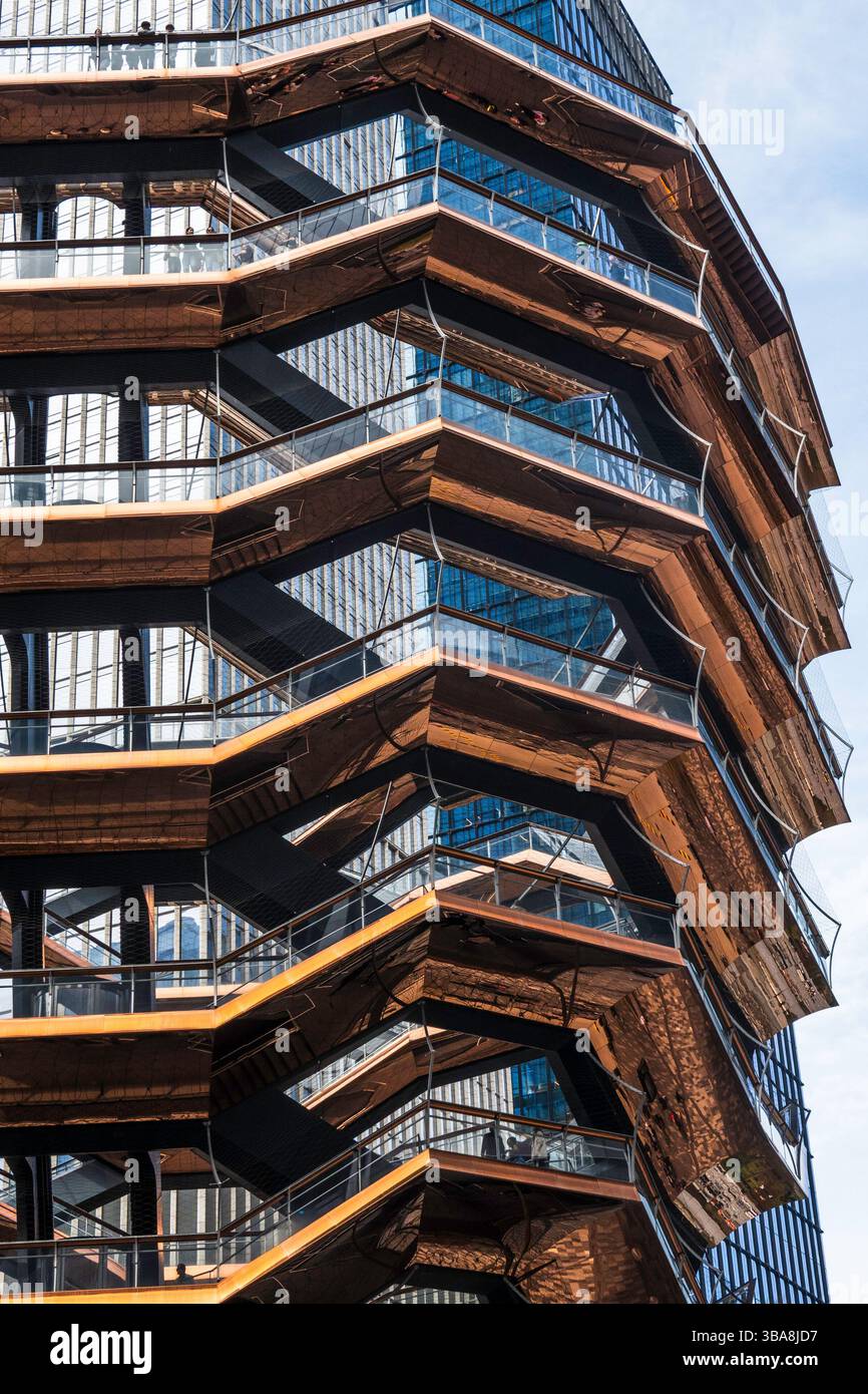 The Vessel structure is the centerpiece of the Hudson Yards Complex ...