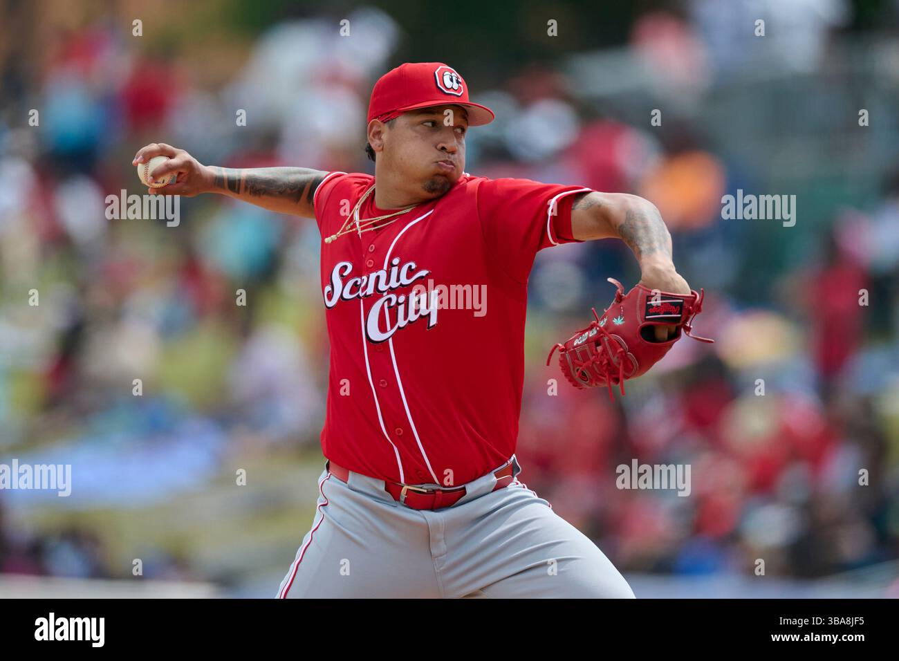 Chattanooga Lookouts pitcher Jose Franco (48) during an MiLB Southern ...