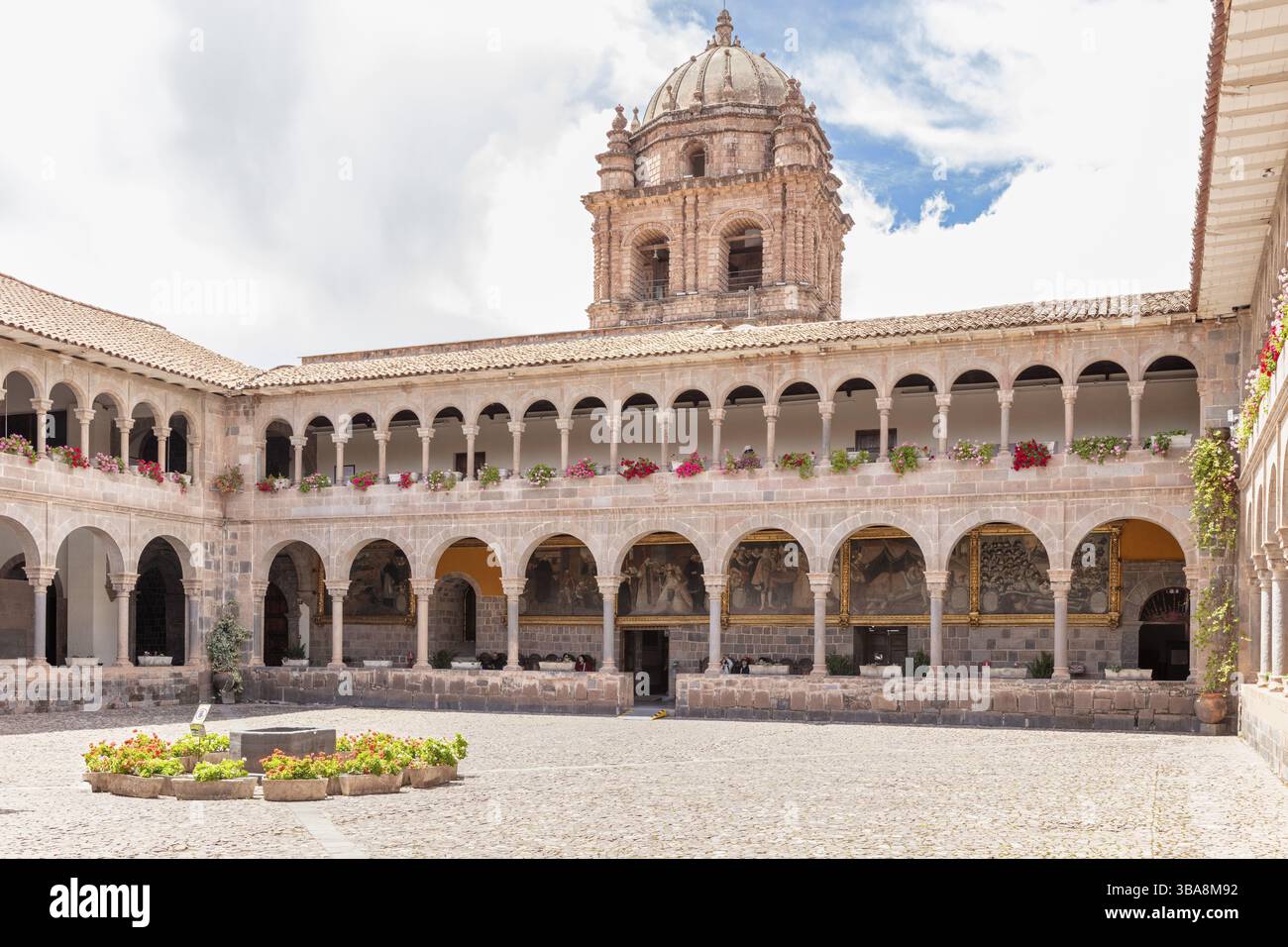 Inca temple, museum and monastery of Santo Domingo, Cusco, Peru, South ...