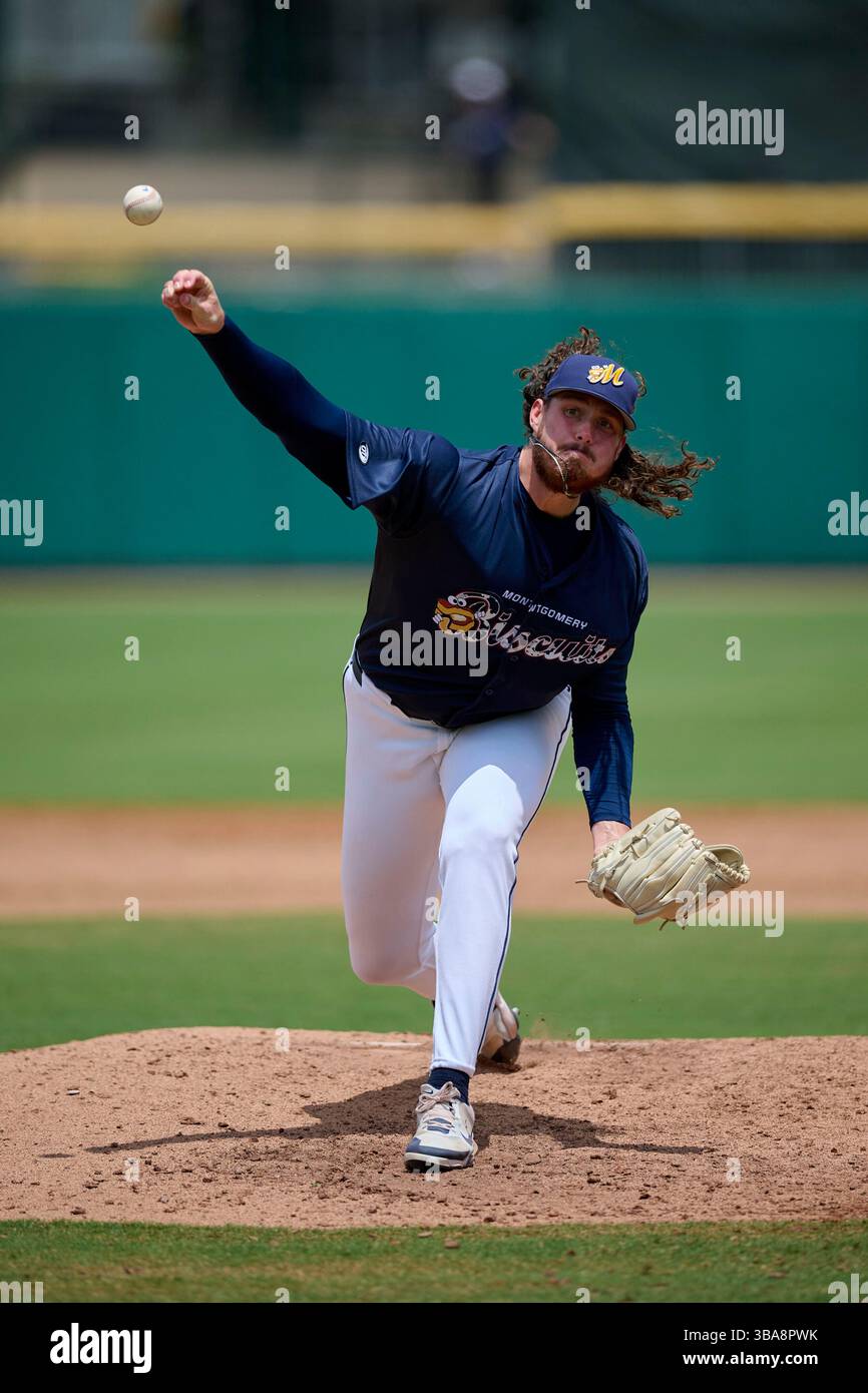 Montgomery Biscuits pitcher Austin Vernon (47) during an MiLB Southern ...