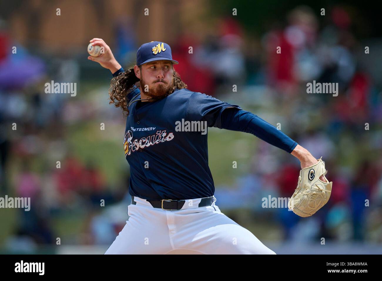 Montgomery Biscuits pitcher Austin Vernon (47) during an MiLB Southern ...