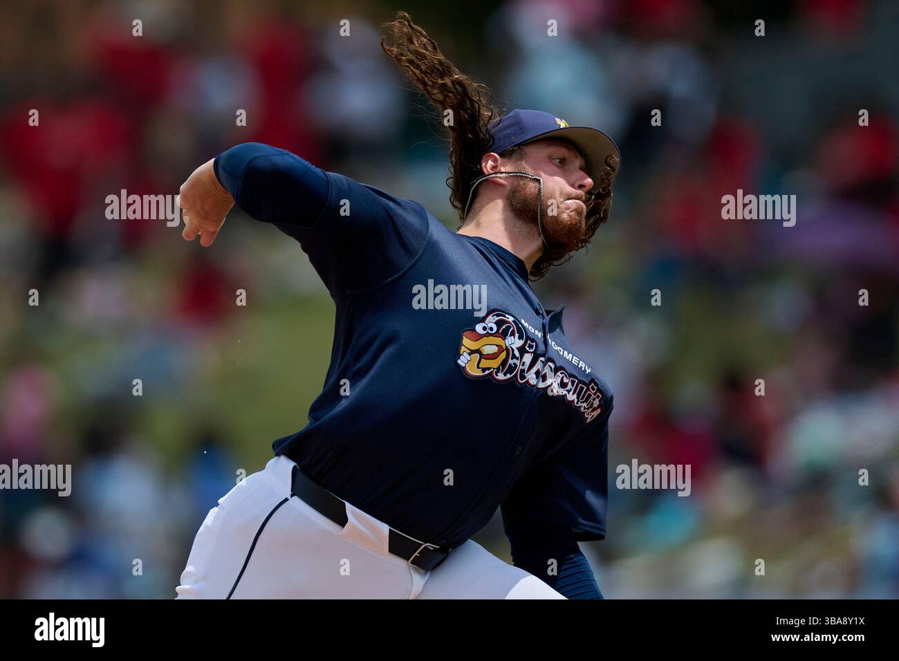 Montgomery Biscuits pitcher Austin Vernon (47) during an MiLB Southern ...
