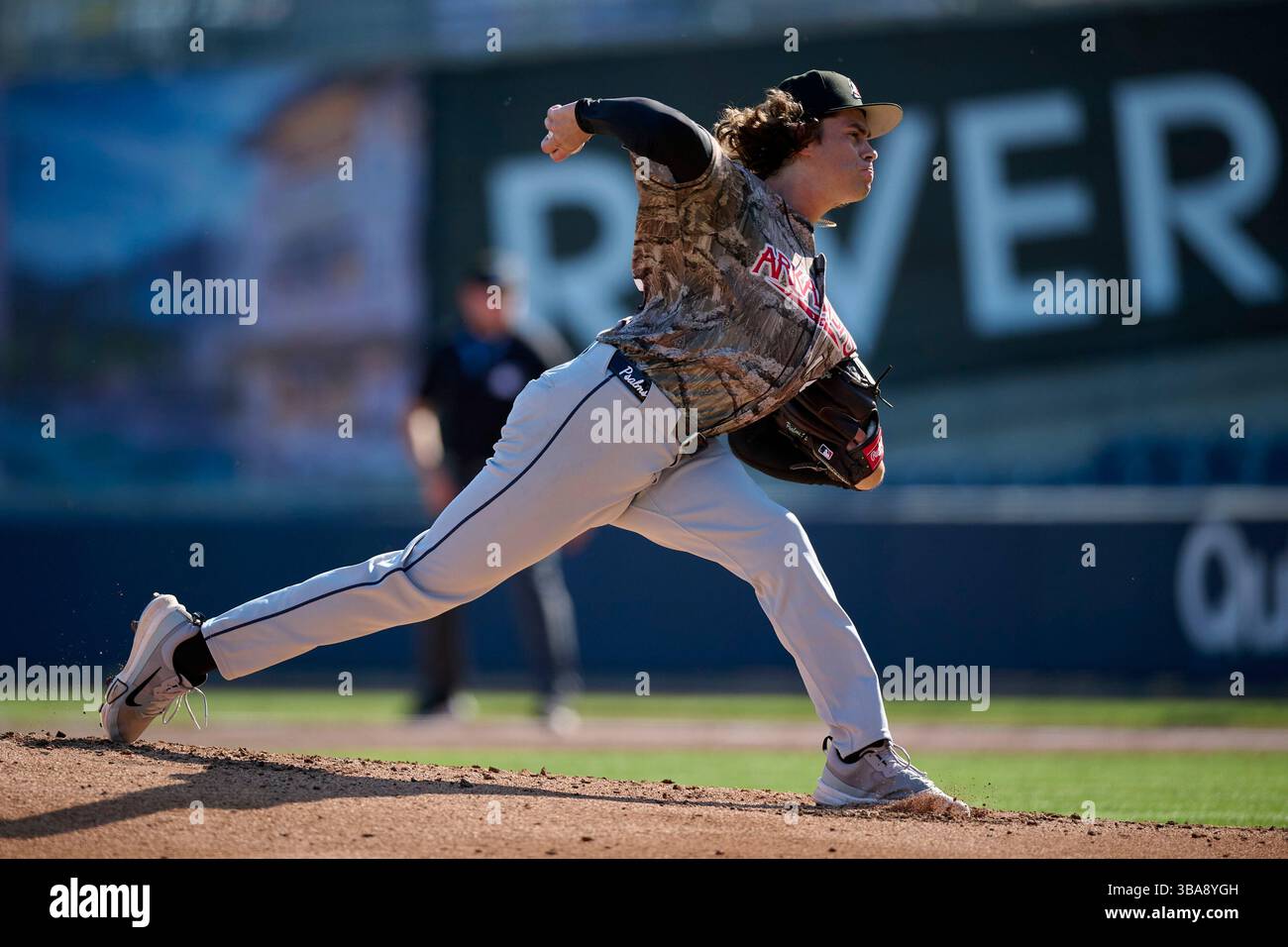 Arkansas Travelers pitcher Michael Morales (14) during an MiLB Texas ...