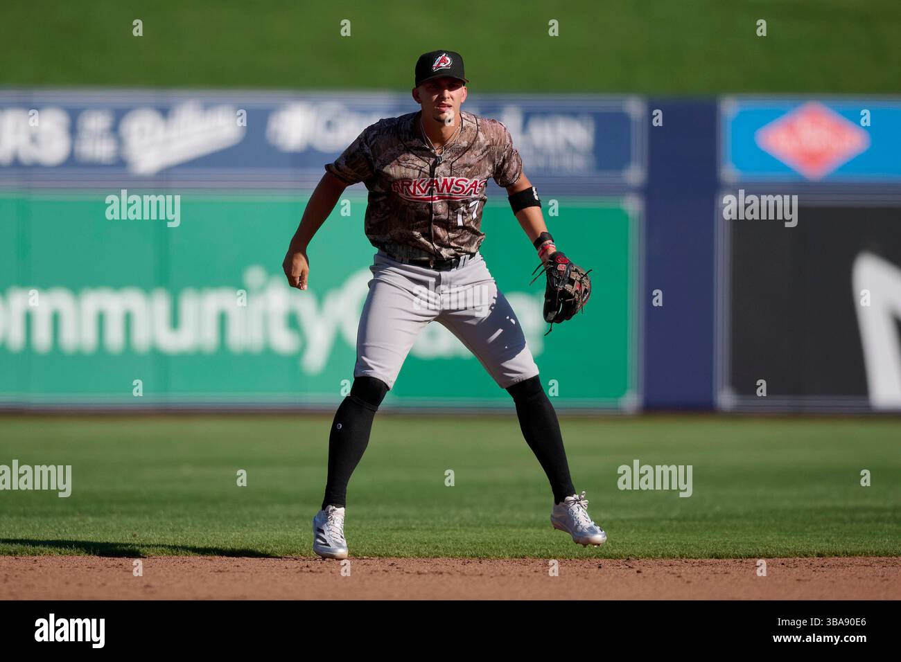 Arkansas Travelers shortstop Josh Hood (17) during an MiLB Texas League ...
