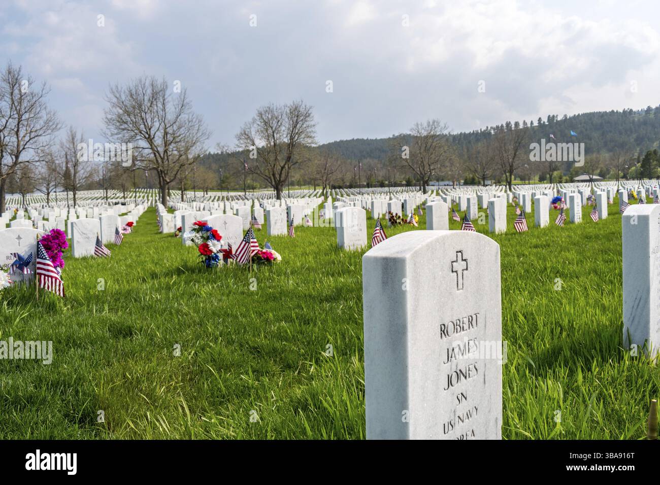 Deadwood, SD, USA - May 30, 2019: The Mount Moriah Cemetery Stock Photo ...