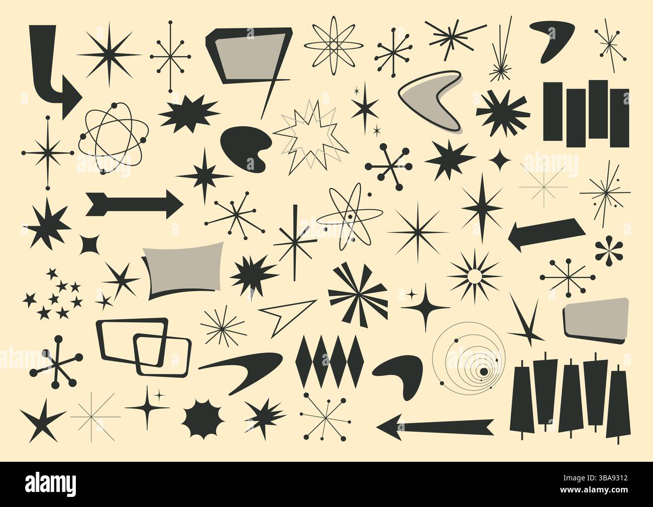 1950 decade Stock Vector Images - Alamy