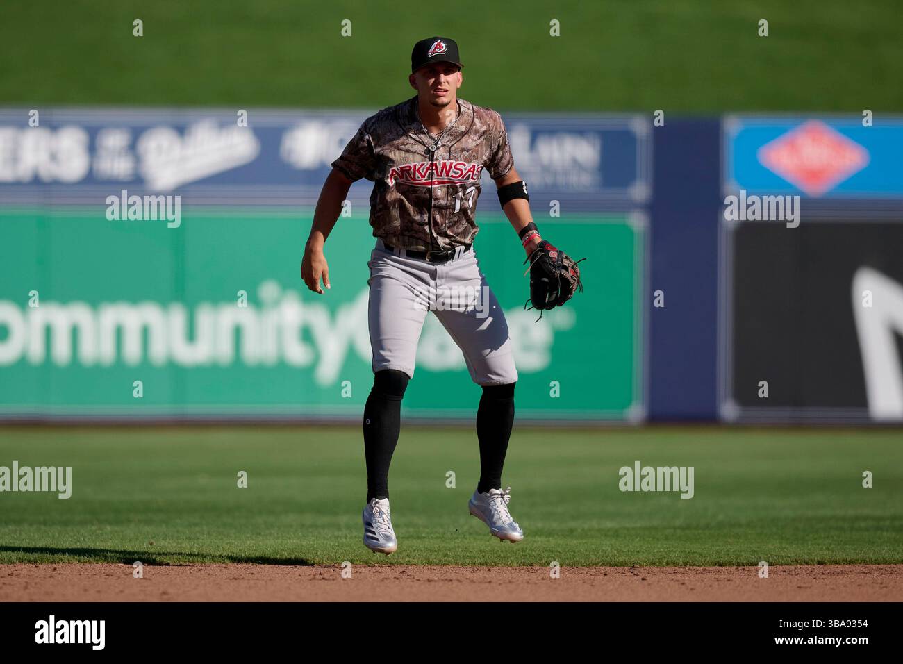 Arkansas Travelers shortstop Josh Hood (17) during an MiLB Texas League ...