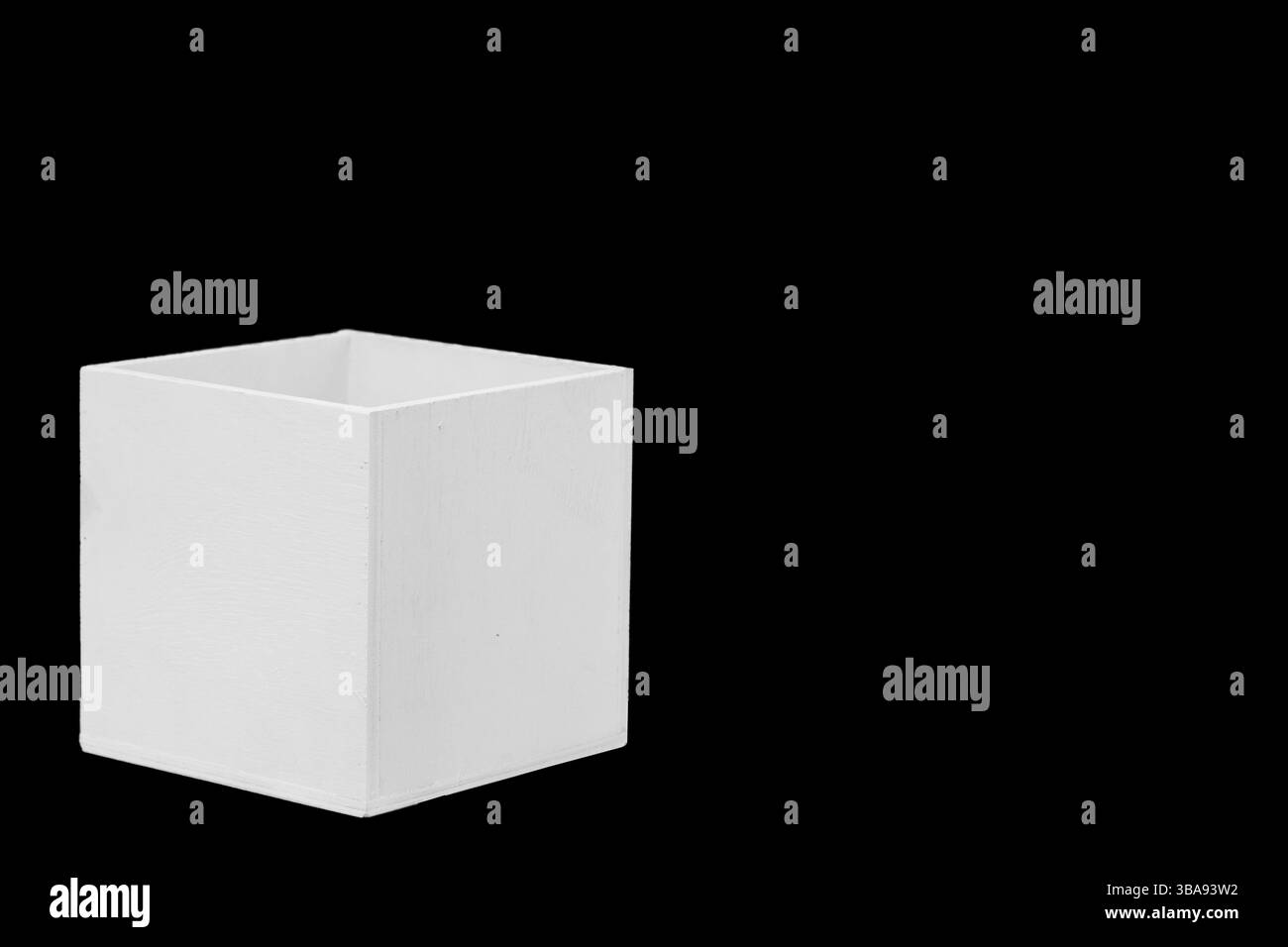 White wooden crate box Black and White Stock Photos & Images - Alamy