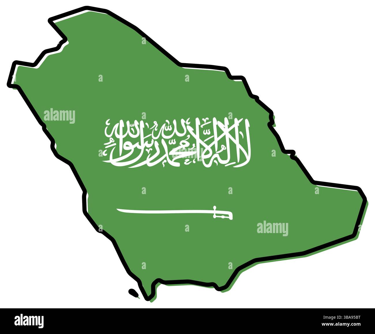 Ksa map hi-res stock photography and images - Alamy