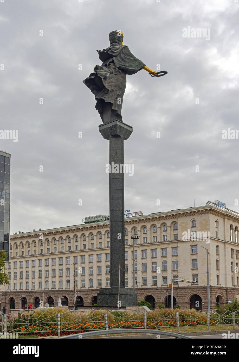 Sofia, Bulgaria - October 17, 2023: Statue of Saint Sofia Tall Column ...