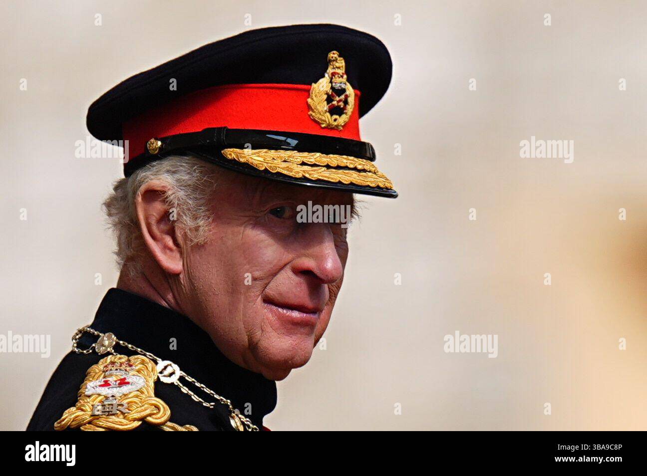 King Charles III, Colonel in Chief, The Household Cavalry attending the ...