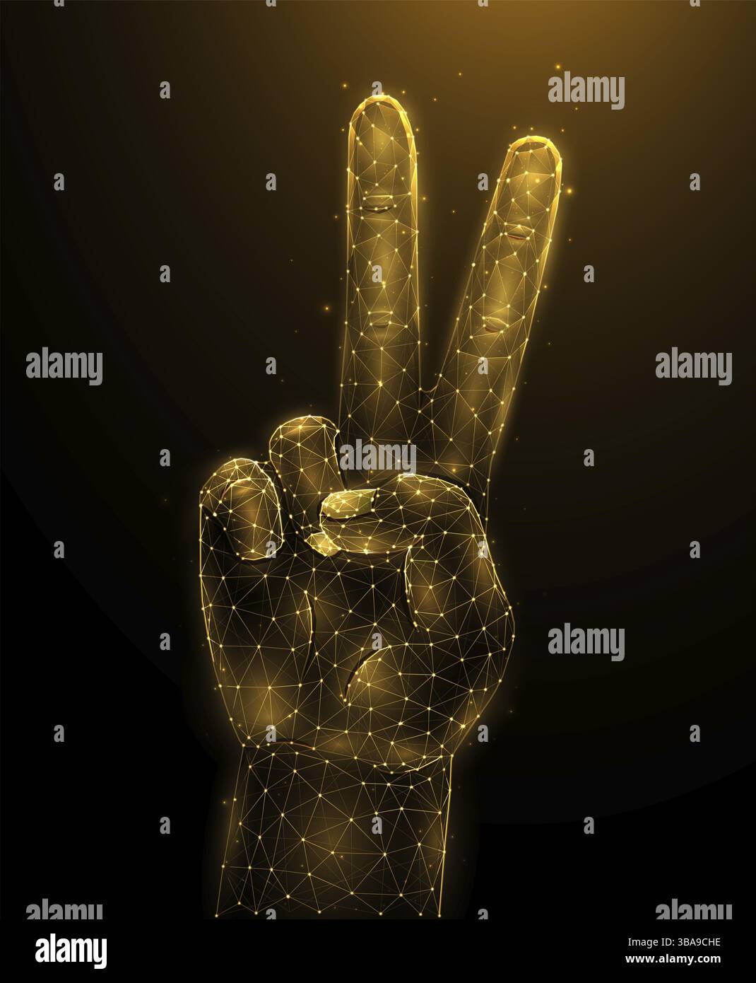 60s hand peace symbol hi-res stock photography and images - Alamy