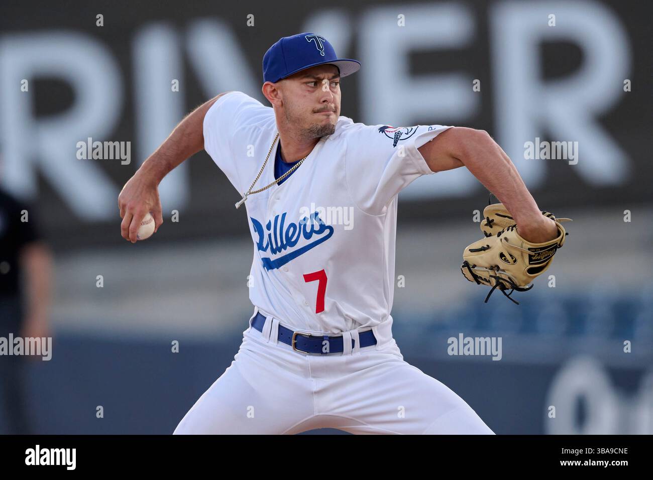 Tulsa Drillers pitcher Antonio Knowles (7) during an MiLB Texas League ...