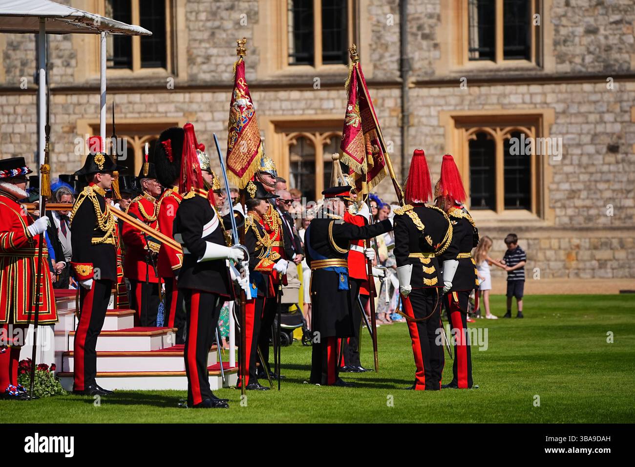 King Charles III, Colonel in Chief, The Household Cavalry attending the ...