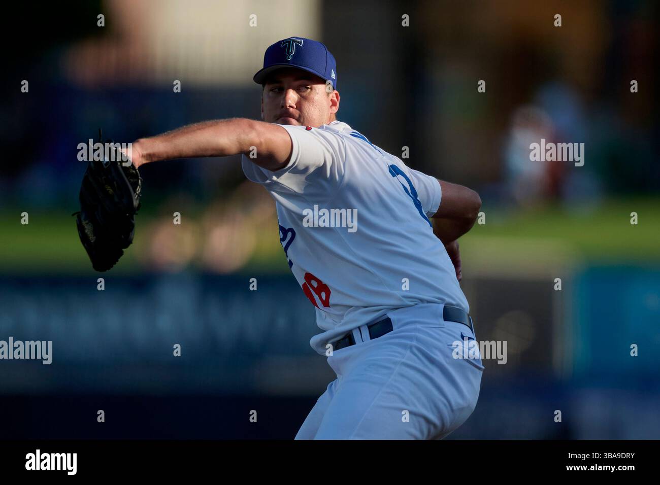 Tulsa Drillers pitcher Lucas Wepf (18) during an MiLB Texas League ...