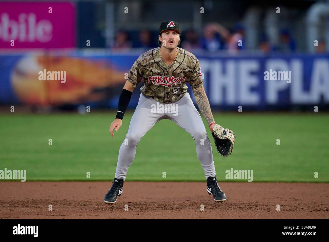 Arkansas Travelers first baseman Hunter Fitz-Gerald (23) during an MiLB ...