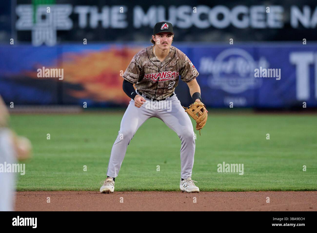 Arkansas Travelers second baseman Caleb Cali (9) during an MiLB Texas ...