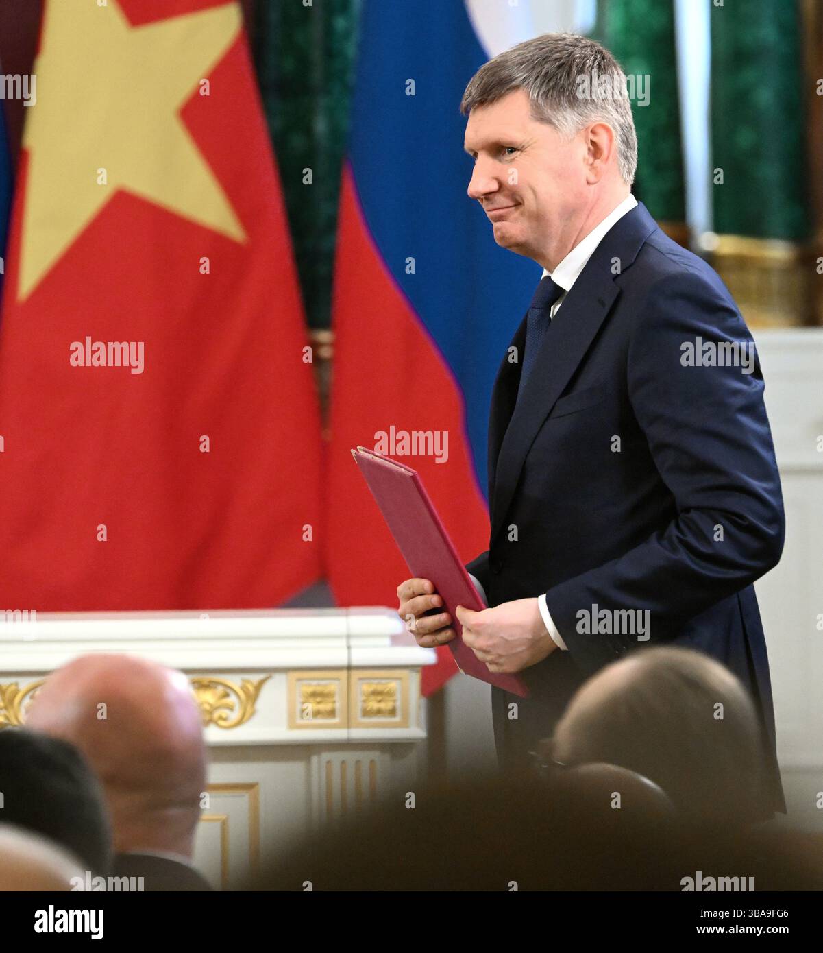 Moscow, Russia. 10th May, 2025. Document signing ceremony following the ...