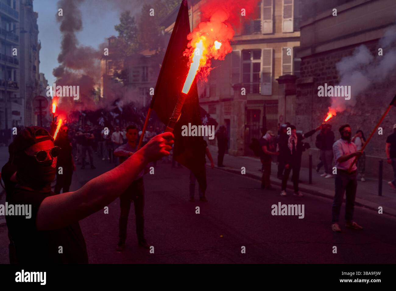 Paris, France. 10th May, 2025. Neo-fascist demonstration in Paris ...