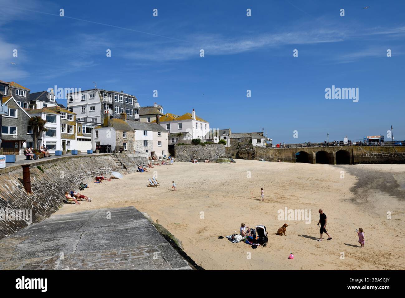 St Ives in the Spring of the Year Cornwall England uk Stock Photo - Alamy