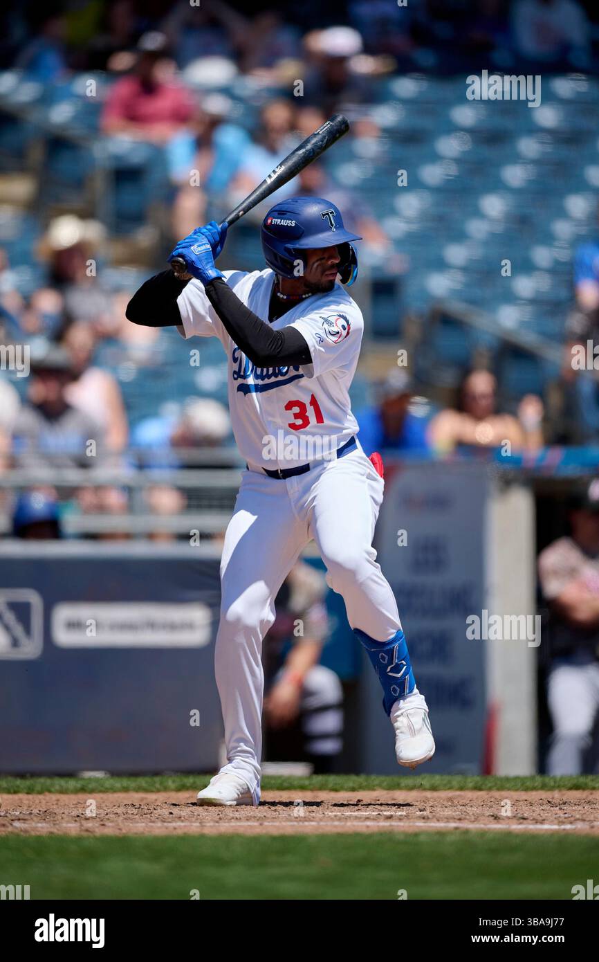 Tulsa Drillers Jose Ramos (31) bats during an MiLB Texas League ...