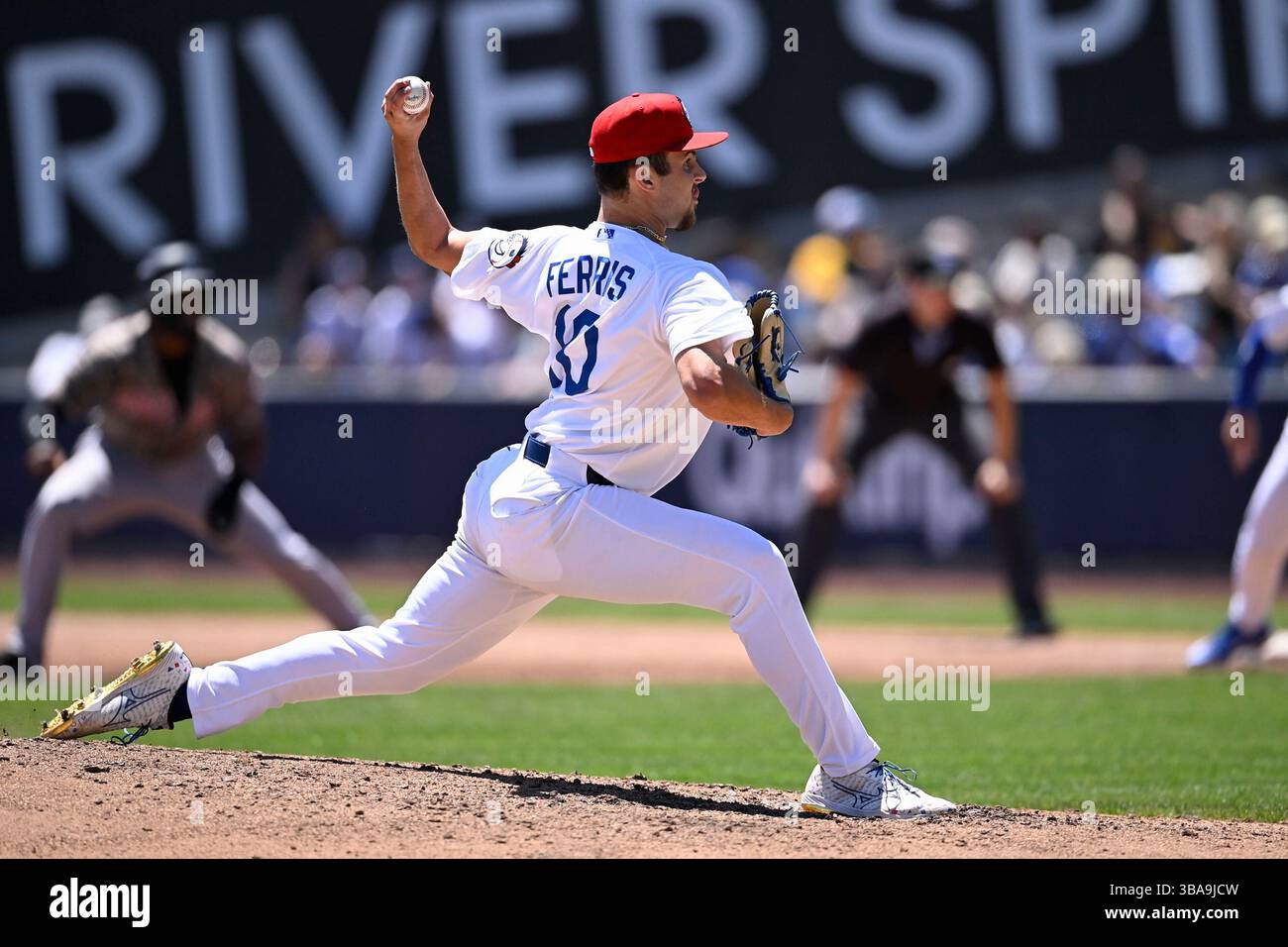 Tulsa Drillers pitcher Jackson Ferris (10) during an MiLB Texas League ...