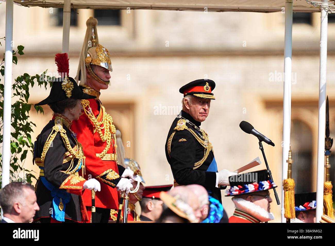 King Charles III, Colonel in Chief, The Household Cavalry, and the ...