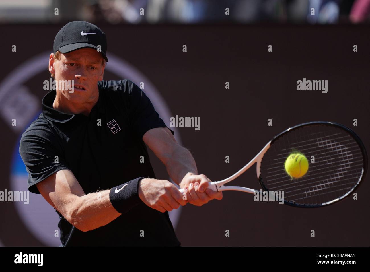 Roma, Italia. 12th May, 2025. Jannik Sinner (ITA)during the 3th round ...