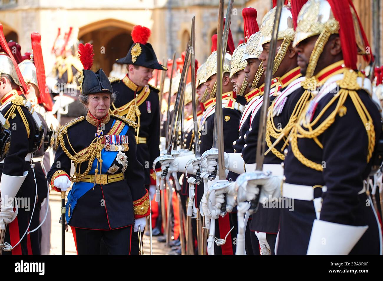 The Princess Royal, Colonel The Blues and Royals, attending the ...