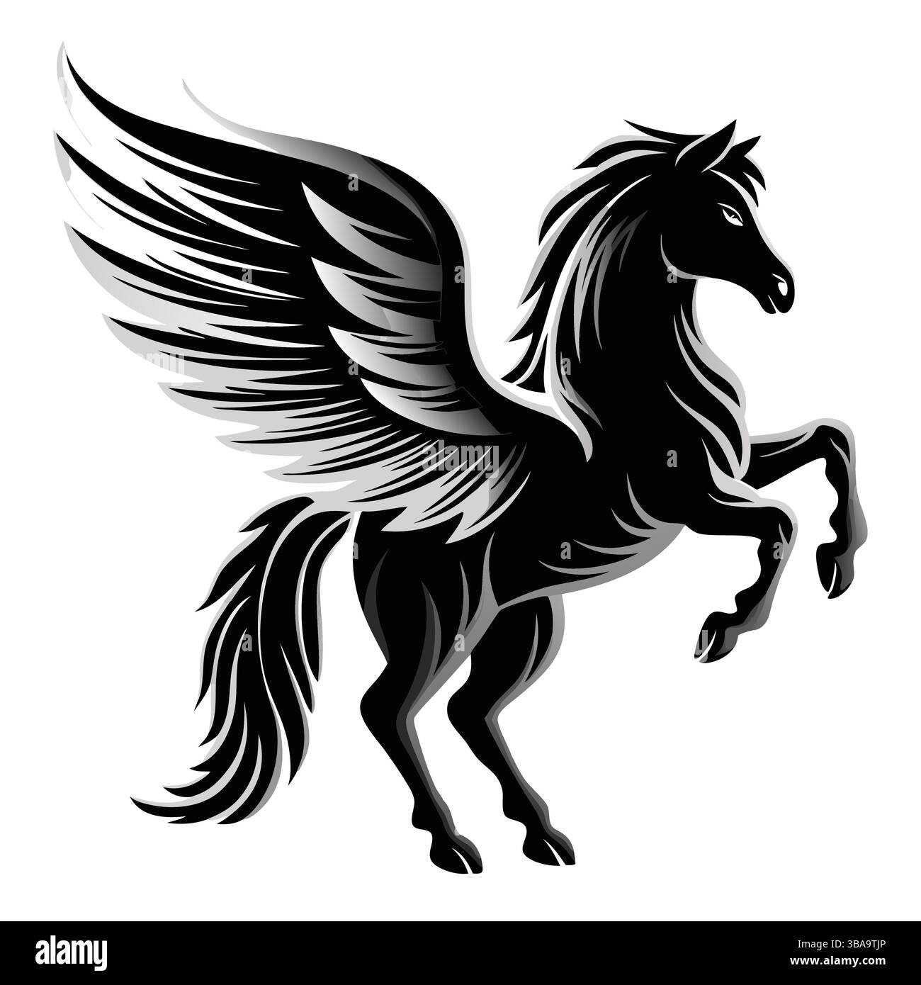 Coat arms crest horse Cut Out Stock Images & Pictures - Alamy