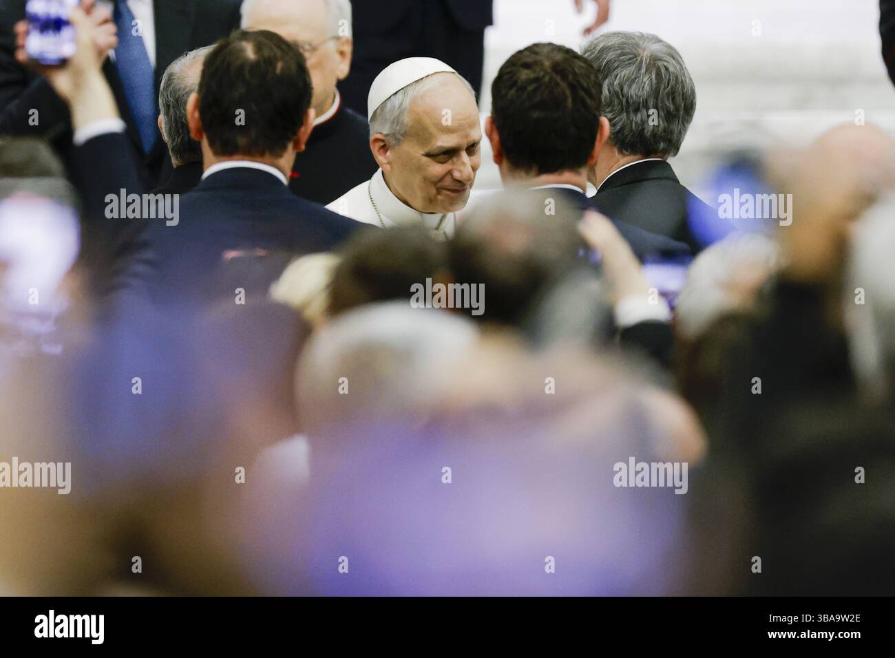 Rome, Italy. 12th May, 2025. Audience of the Holy Father Leo XIV to ...