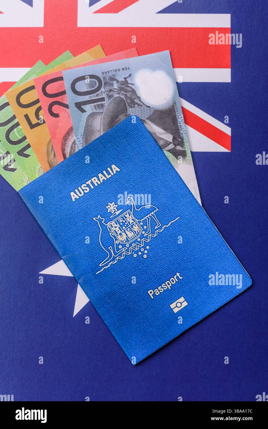 Australian passport for travelling, flying and doing business ...