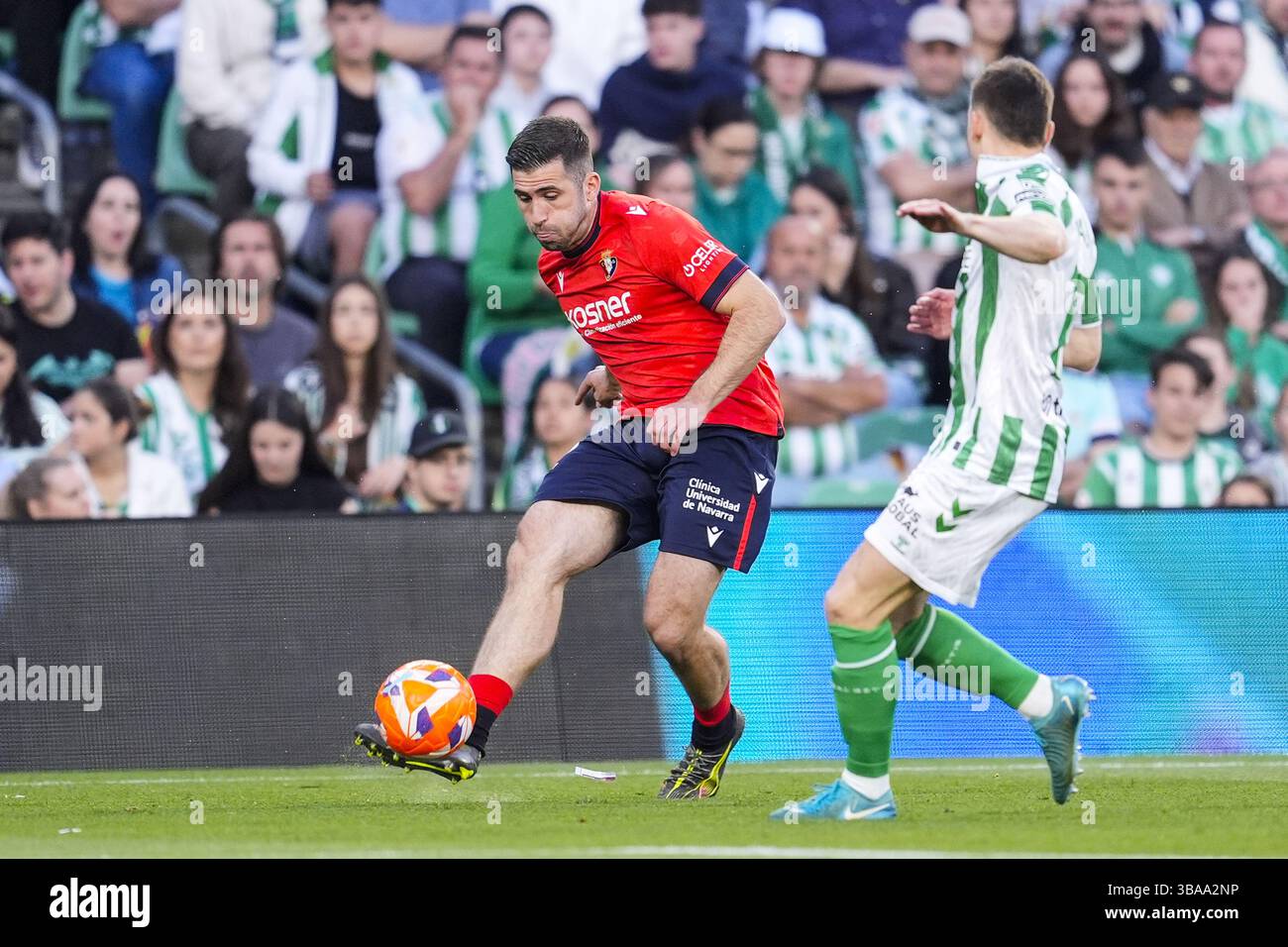 Jesus Areso of CA Osasuna during the Spanish championship La Liga ...
