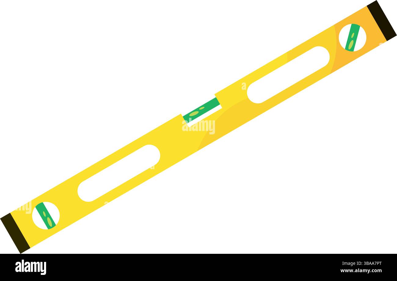 Yellow spirit level bar. Vector illustration Stock Vector Image & Art ...