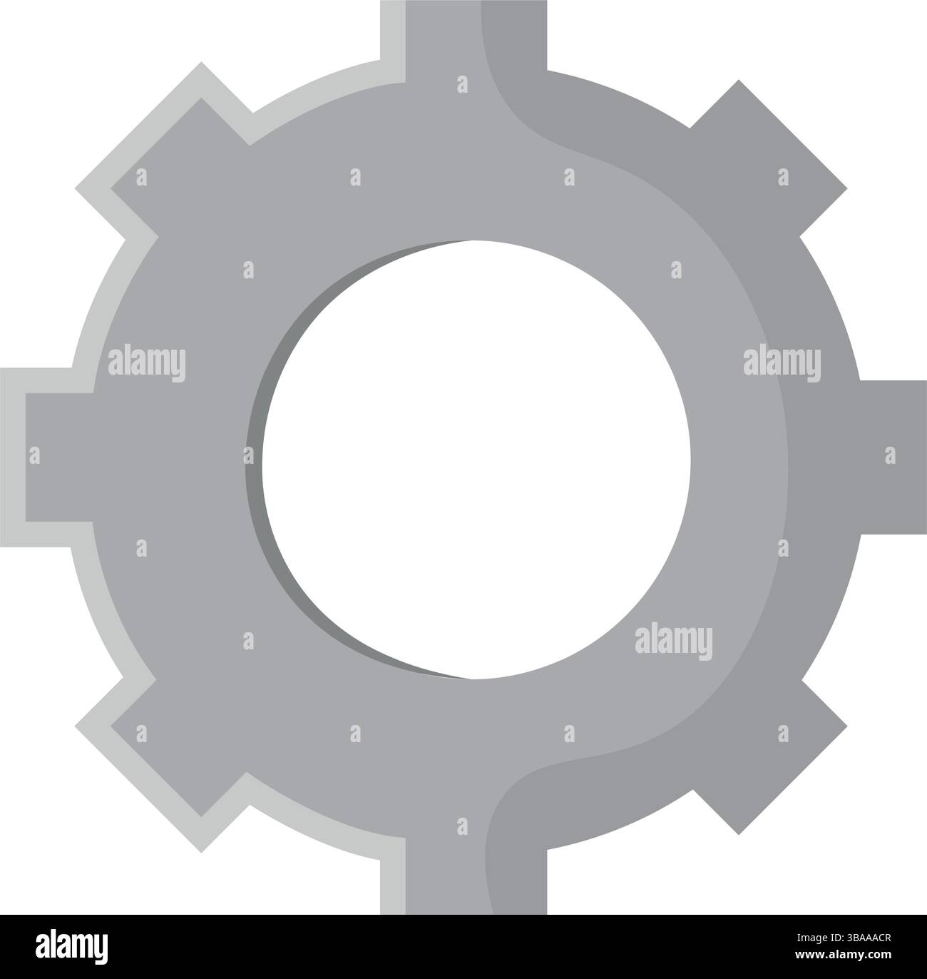 Flat gear wheel icon. Vector illustration Stock Vector Image & Art - Alamy
