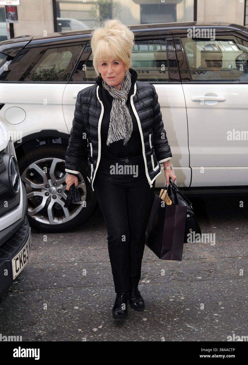 Barbara Windsor at the BBC Studios in April 2015 in London England.CAP ...