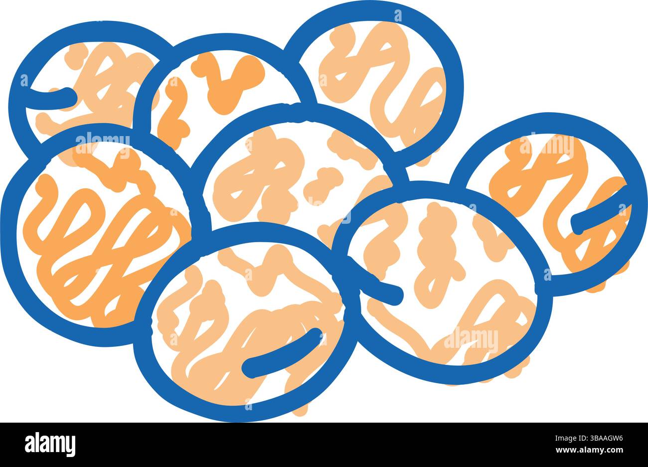 soy seed grain dry icon doodle illustration Stock Vector Image & Art ...