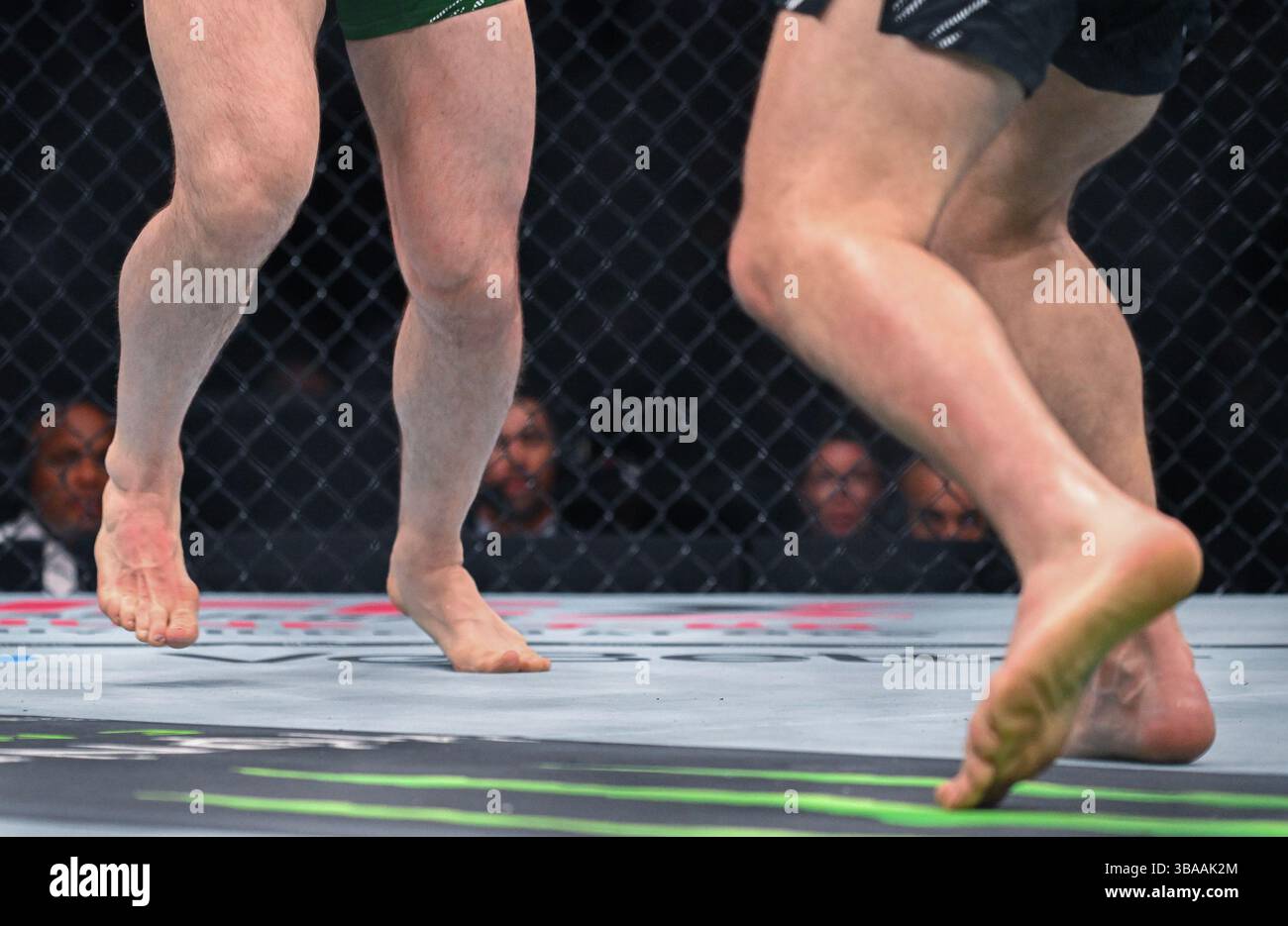 Montreal, Canada. 10th May, 2025. The legs and feet of fighters at UFC ...