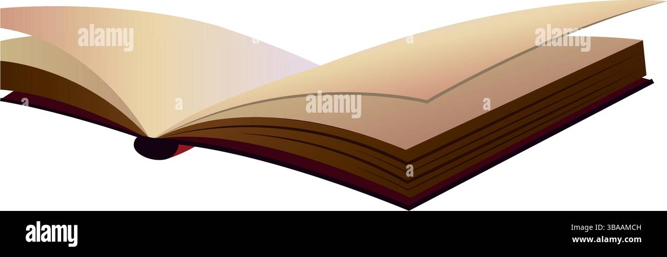 Fantasy book opening. Vector illustration Stock Vector Image & Art - Alamy