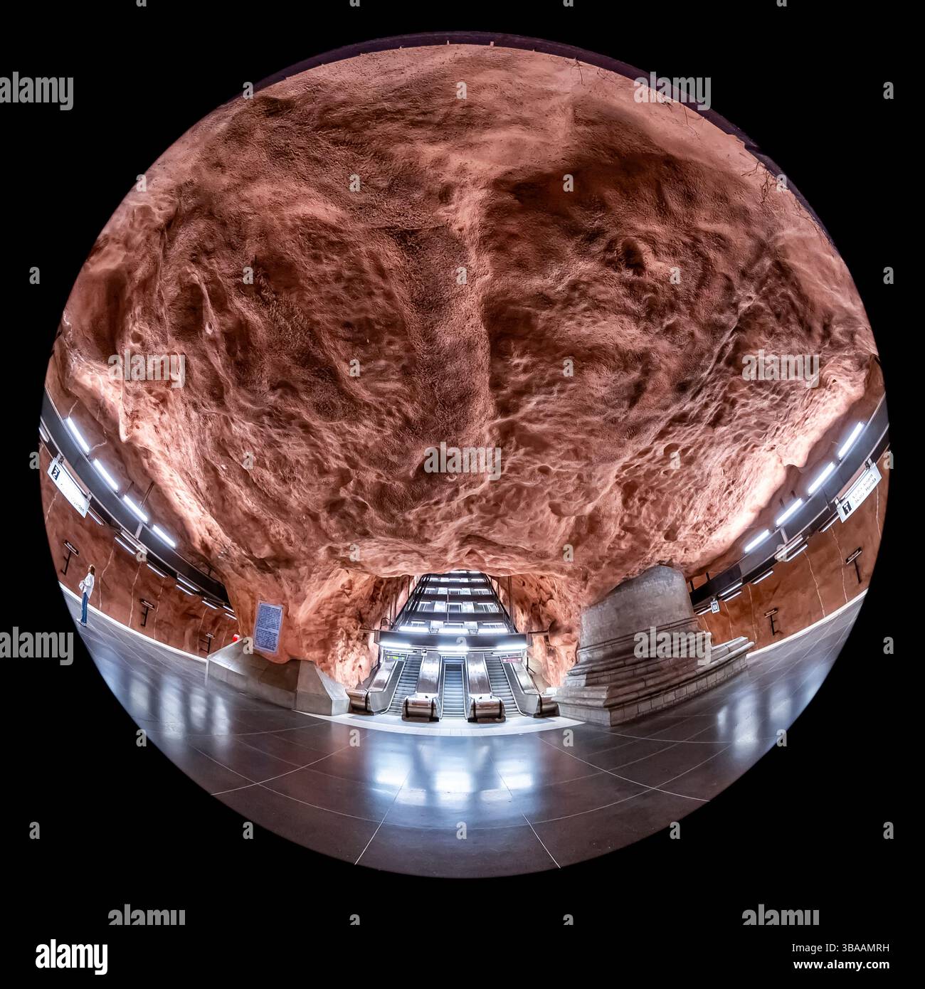 Rådhuset, Stockholm Metro Station, Blue Line, Sweden Stock Photo - Alamy