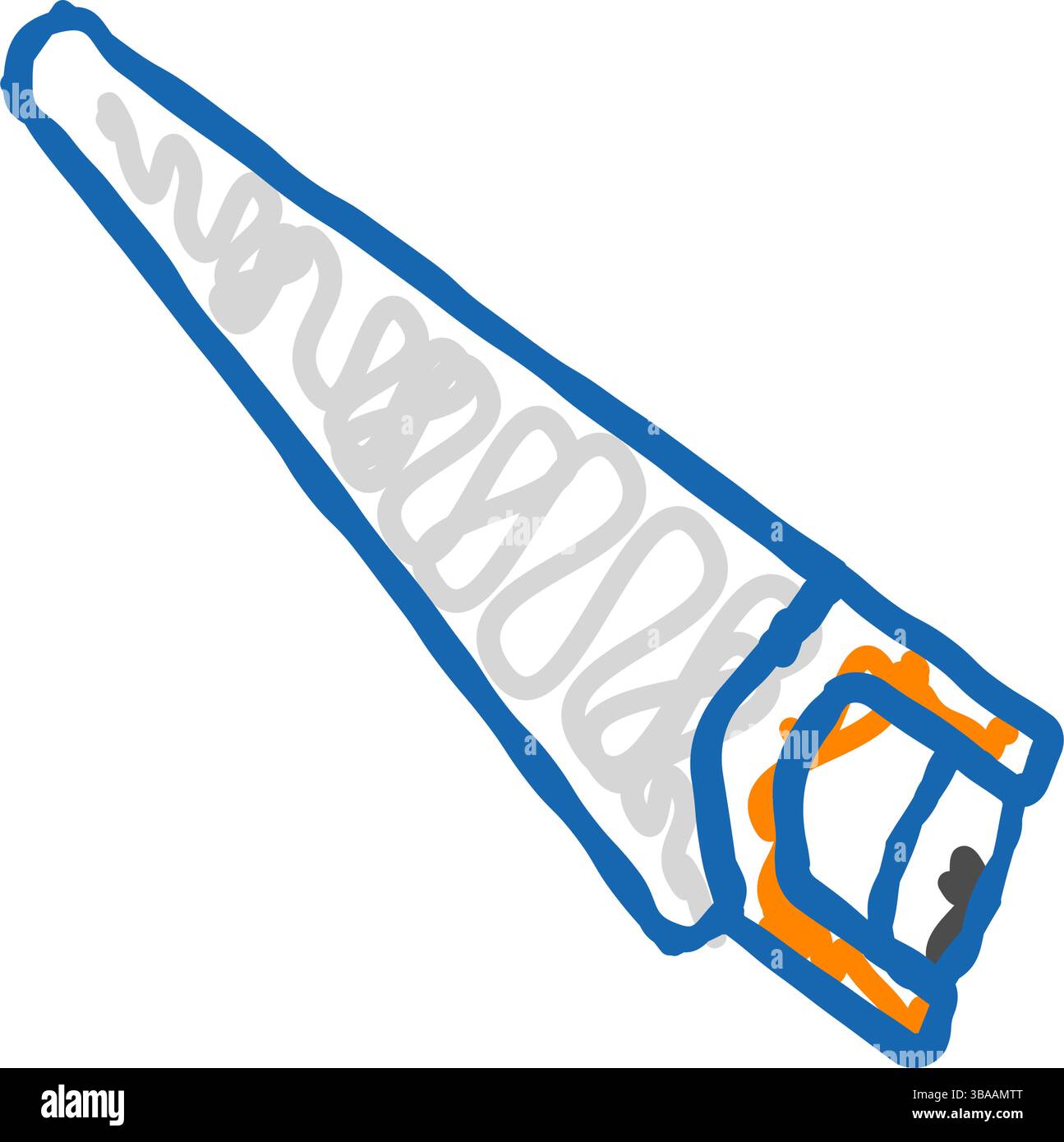 rip cut saw icon doodle illustration Stock Vector Image & Art - Alamy