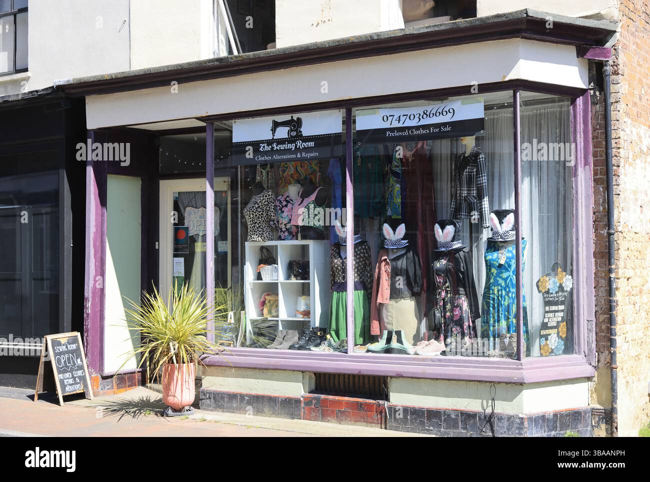 Ramsgate's independent shopping street, Addington St, on Thanet in Kent ...